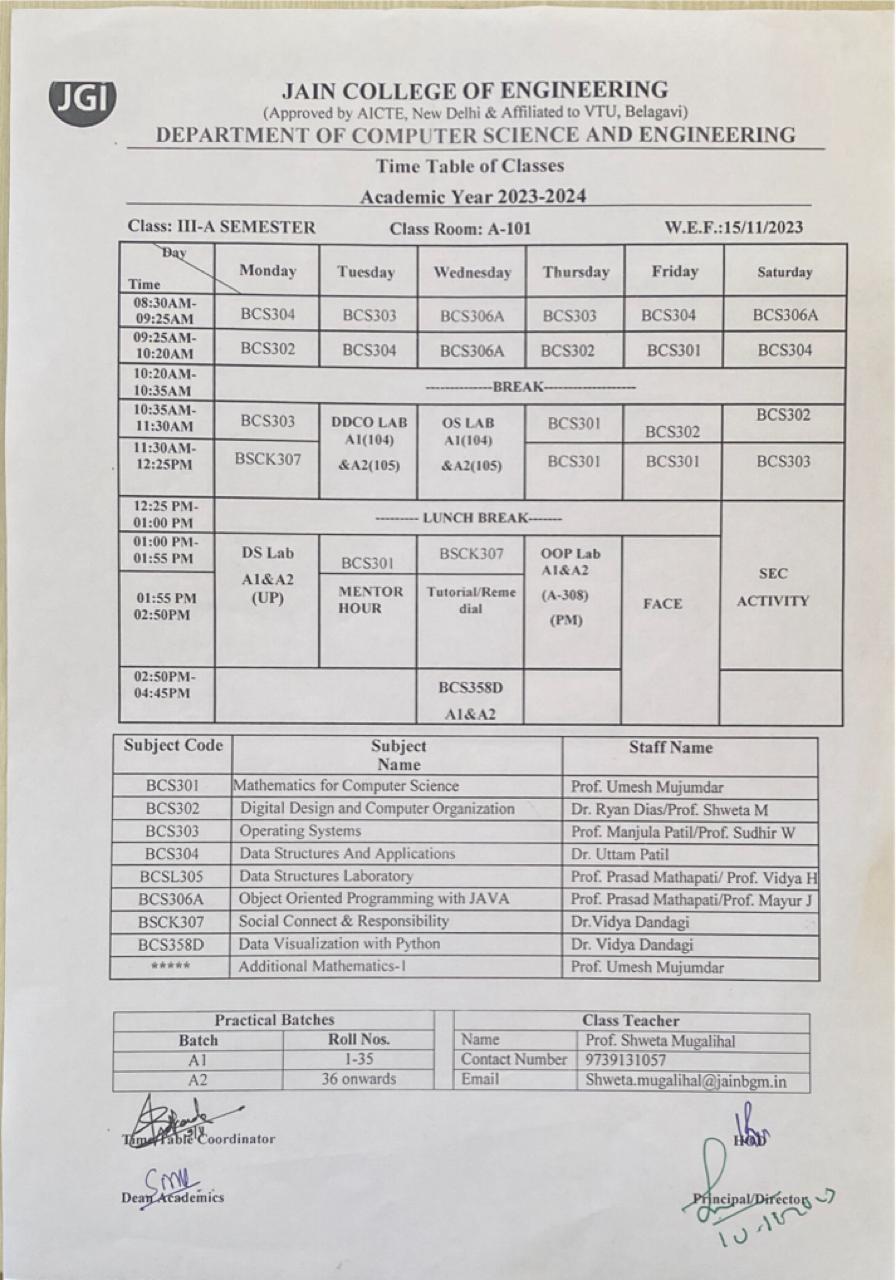 Computer Science Engineering – JCE | Jain College of Engineering